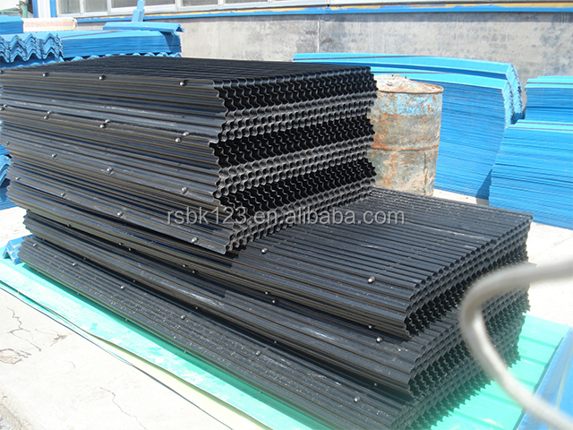Cross Flow PVC Black Cooling Tower Media Cooling Tower Packing Material