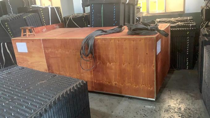 Cross Flow PVC Black Cooling Tower Media Cooling Tower Packing Material