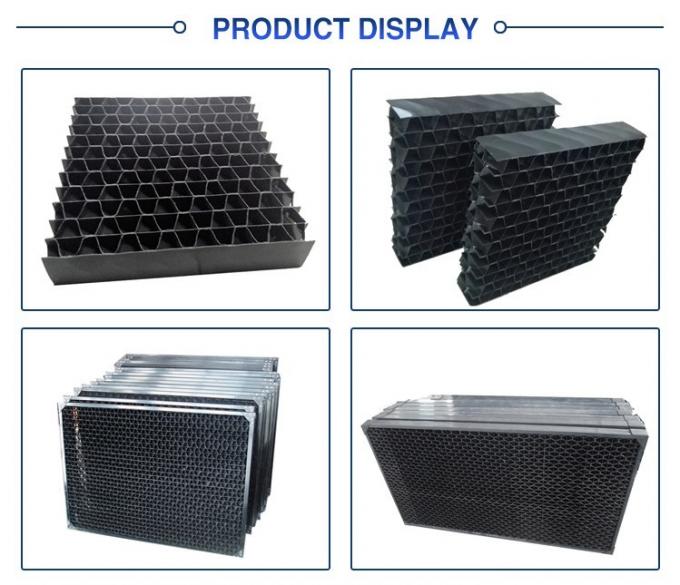 65mm Air Inlet Louver Splash Guards PVC Cooling Tower Inlet Louvers