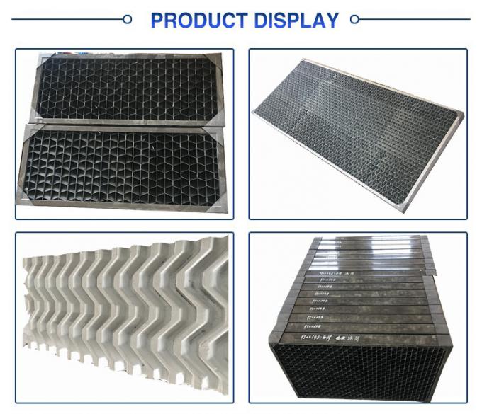 PVC CPVC Air Inlet Louvers 62mm 70mm Cooling Tower Louver For Drift ...