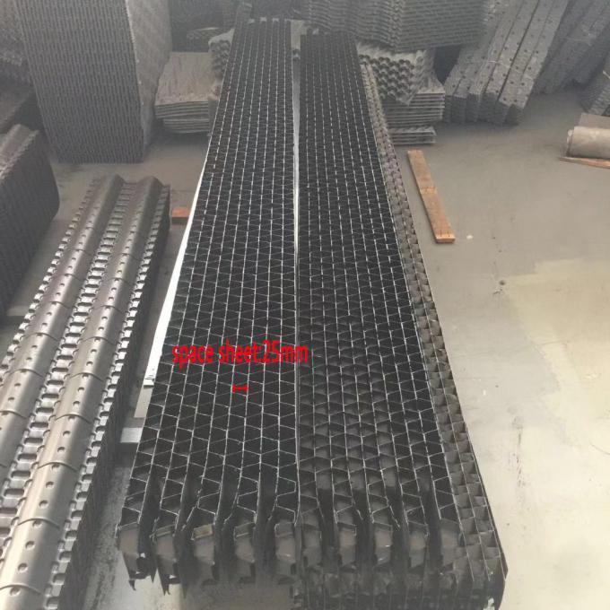 PVC Air Inlet Louver Cooling Tower 2400mm Width 85mm Depth